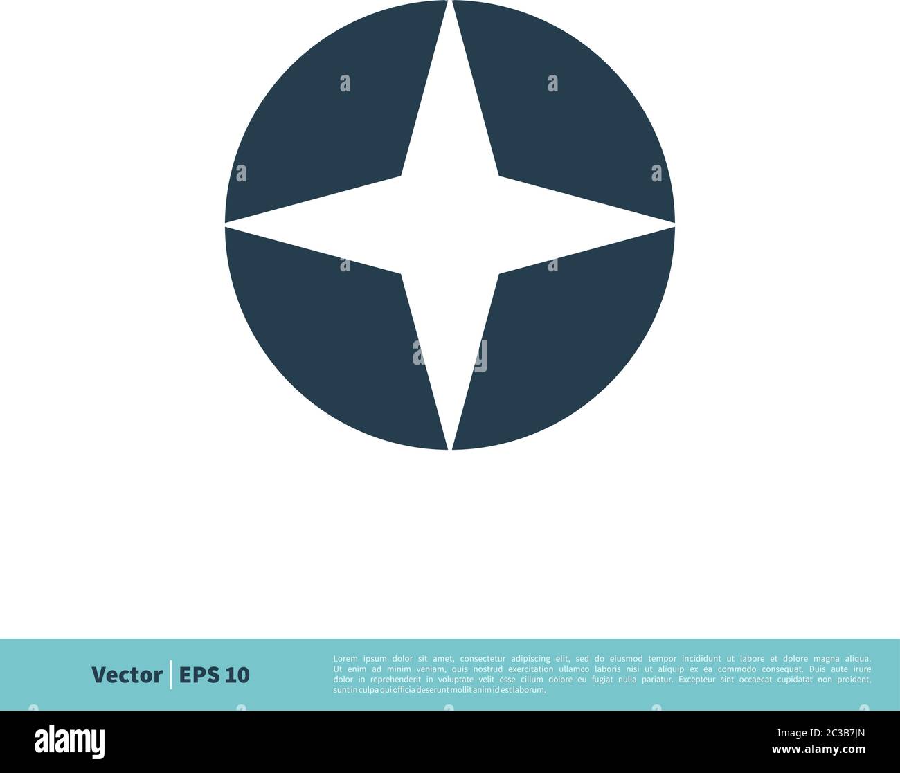 Star in Circle Icon Vector Logo Template Illustration Design. Vector ...