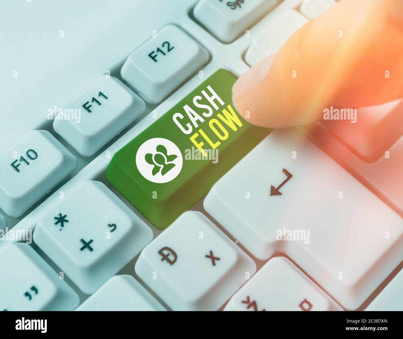 Handwriting text writing Cash Flow. Conceptual photo auditing the net ...