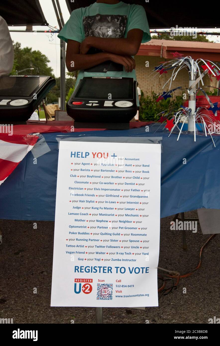 Electronic voting machine usa 2012 hi-res stock photography and images ...