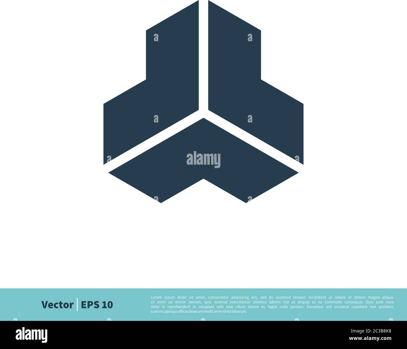 Abstract Paving Stone Icon Vector Logo Template Illustration Design ...