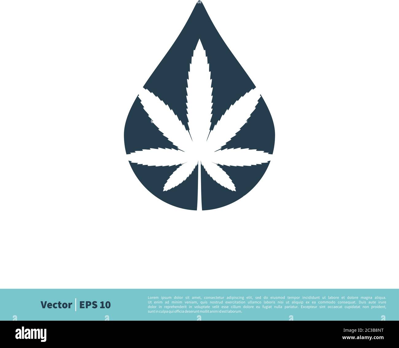 Marijuana Leaf, Hemp Medicine Icon Vector Logo Template Illustration ...