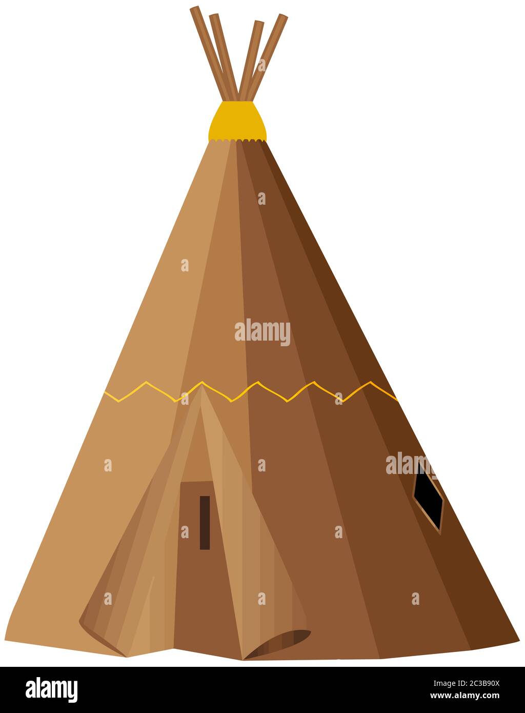 native american tribes tent indian ancient traditional illustration ...