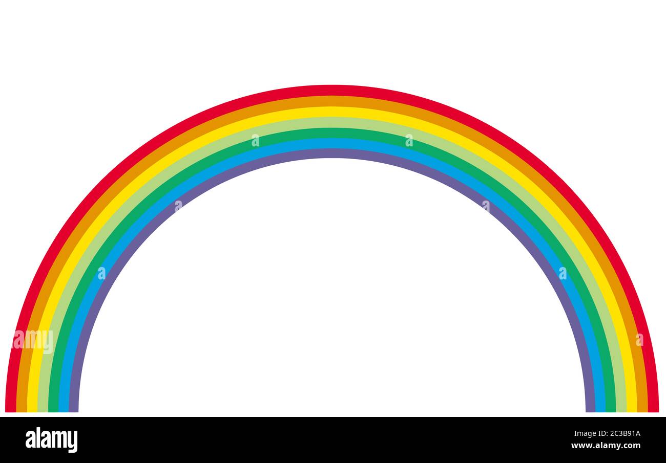 Simple rainbow arch hi-res stock photography and images - Alamy