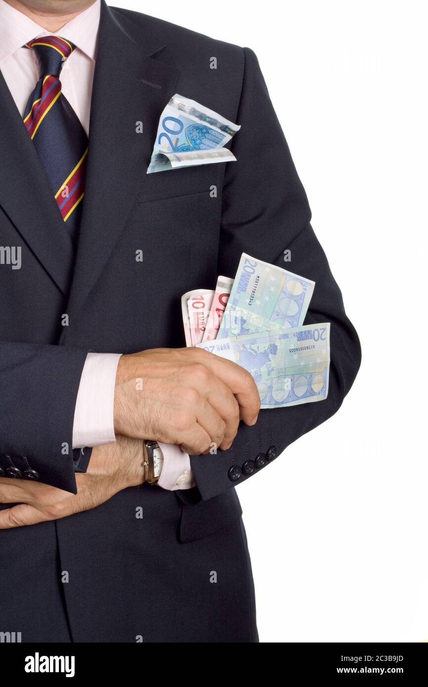 detail of man hands with money, euro notes Stock Photo - Alamy