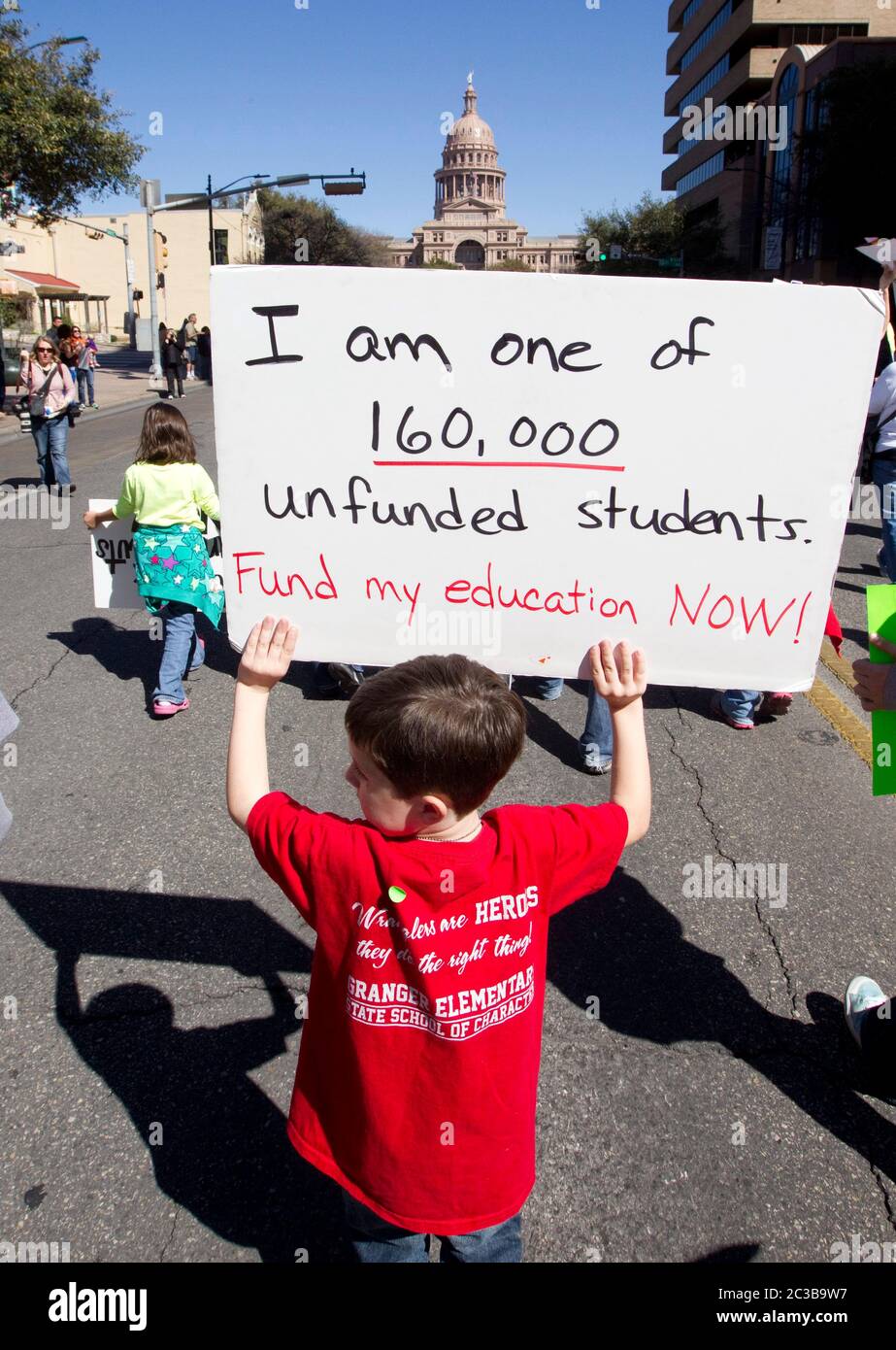 Save our school sign hi-res stock photography and images - Alamy