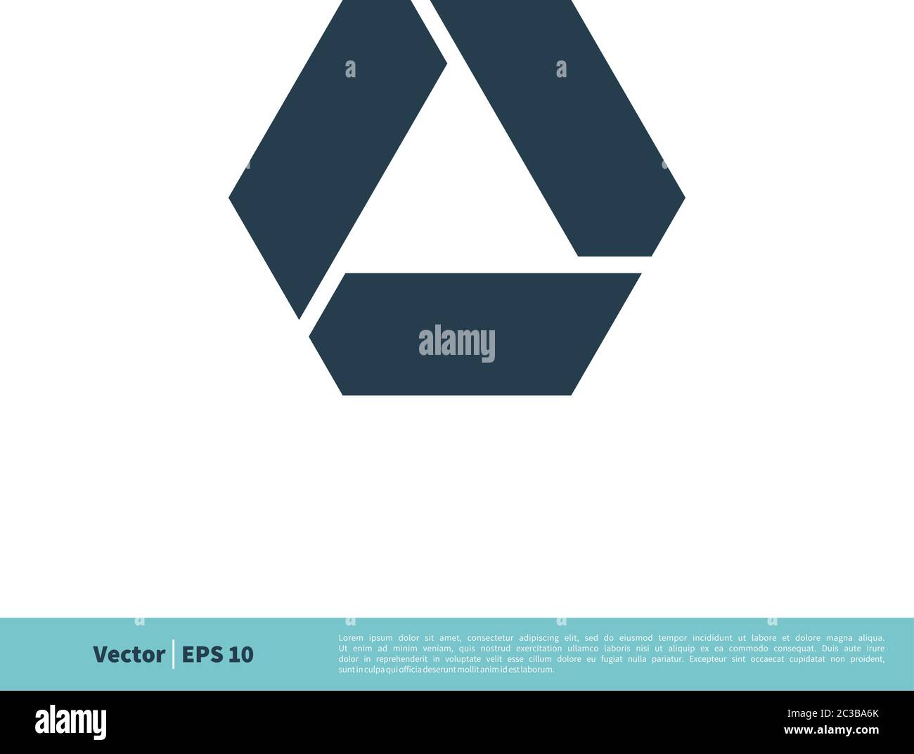 Hexagonal Shape Icon Vector Logo Template Illustration Design. Vector ...