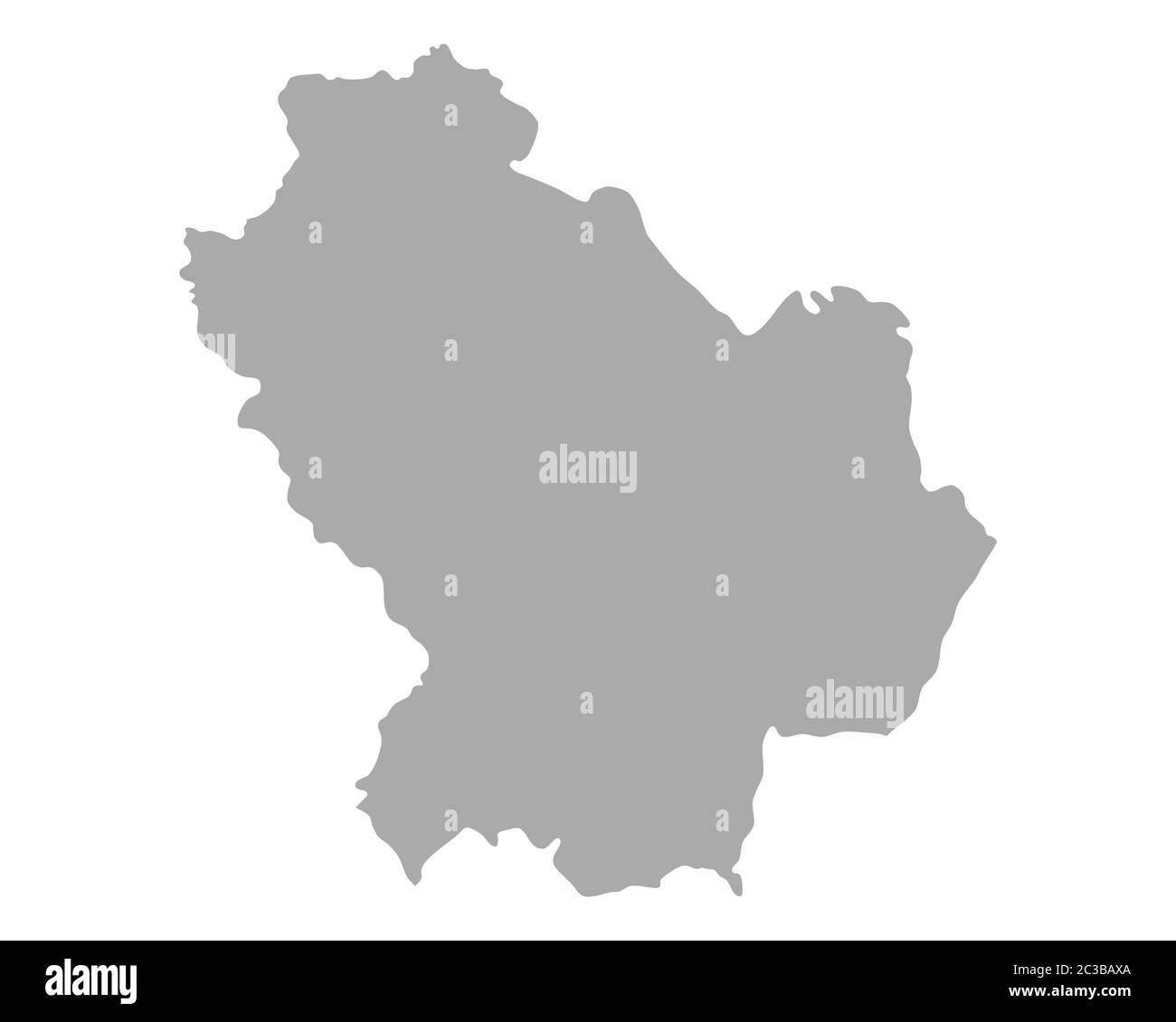 Map of Basilicata Stock Photo - Alamy