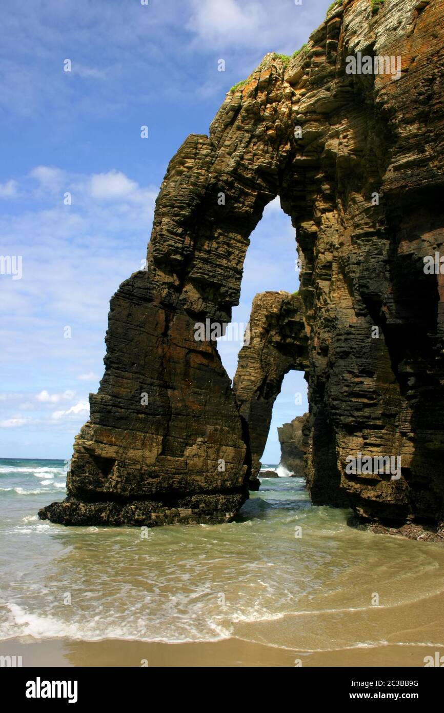 famous cliff of Galizia in the north of spain Stock Photo - Alamy