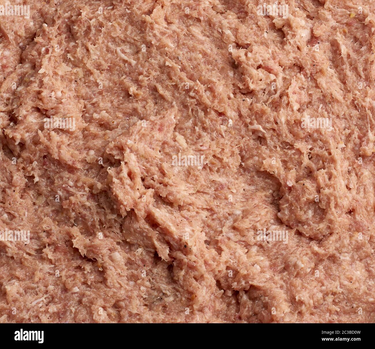 minced pork and lard texture, full frame, prefabricated cutlets, full ...