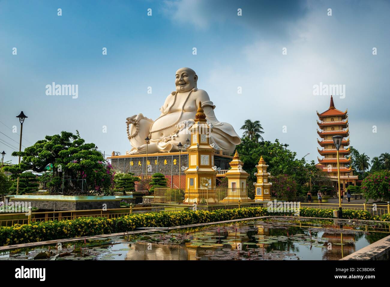 Buddha at Vinh Trang Pagoda Stock Photo - Alamy