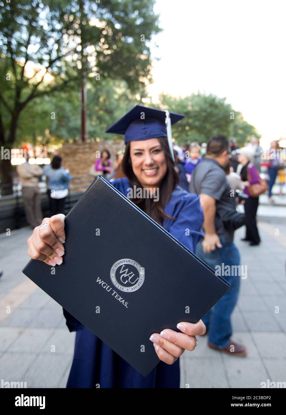 Houston , Texas USA, November 8, 2014: Student wearing traditional ...