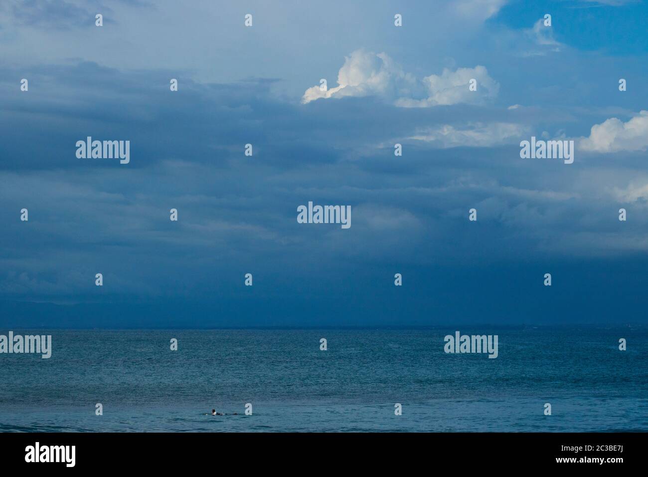 beautiful summer beach view photo Stock Photo - Alamy