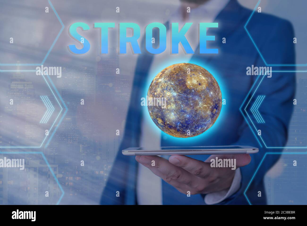 Handwriting text Stroke. Conceptual photo caused by bleeding into brain ...