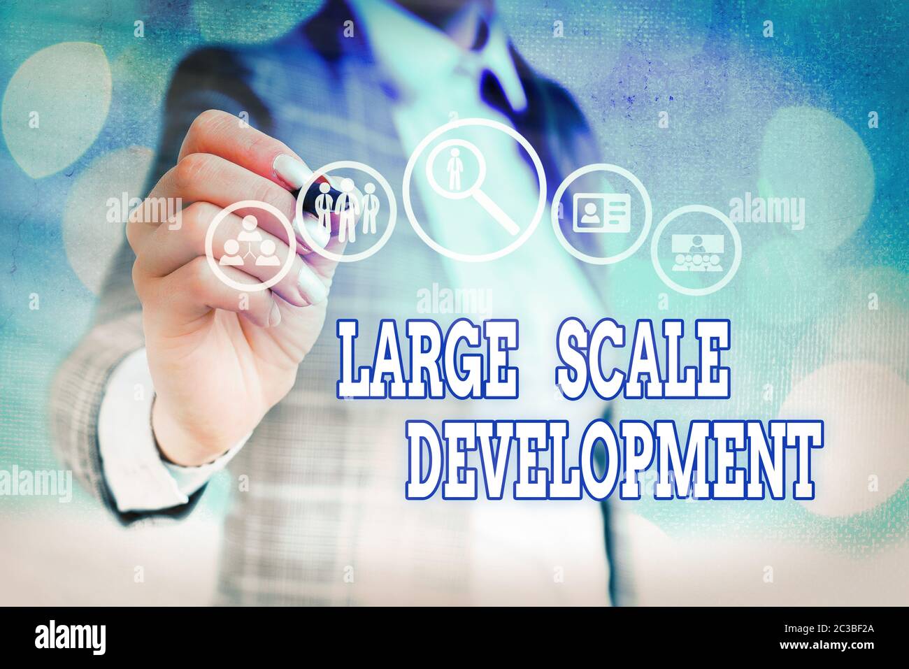Word writing text Large Scale Development. Business photo showcasing ...
