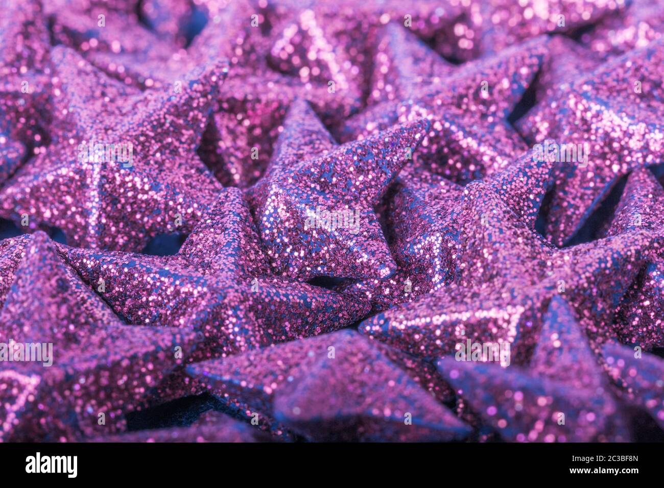 Wonderful glamorous xmas star advent deco with illuminated sparkling ...