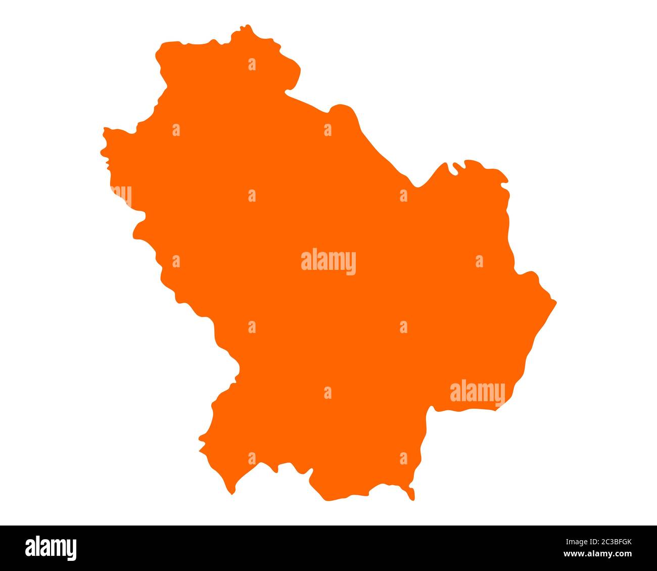 Map of Basilicata Stock Photo - Alamy