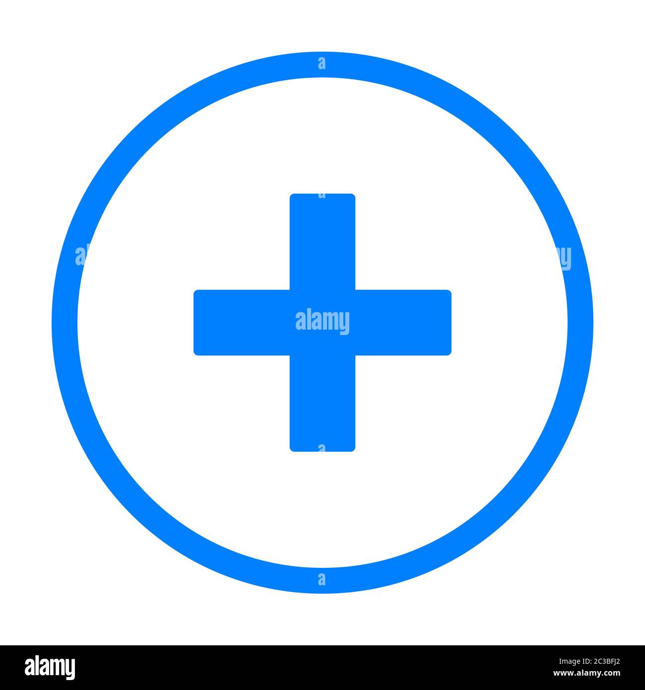 Plus and circle Stock Photo - Alamy