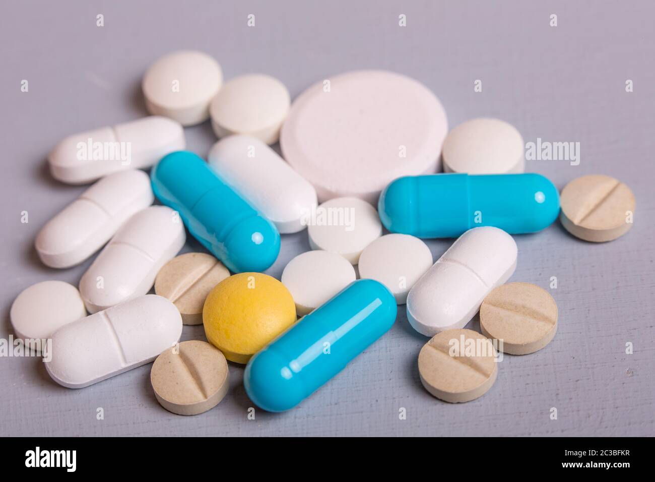 different Tablets pills capsule heap mix therapy drugs Stock Photo - Alamy