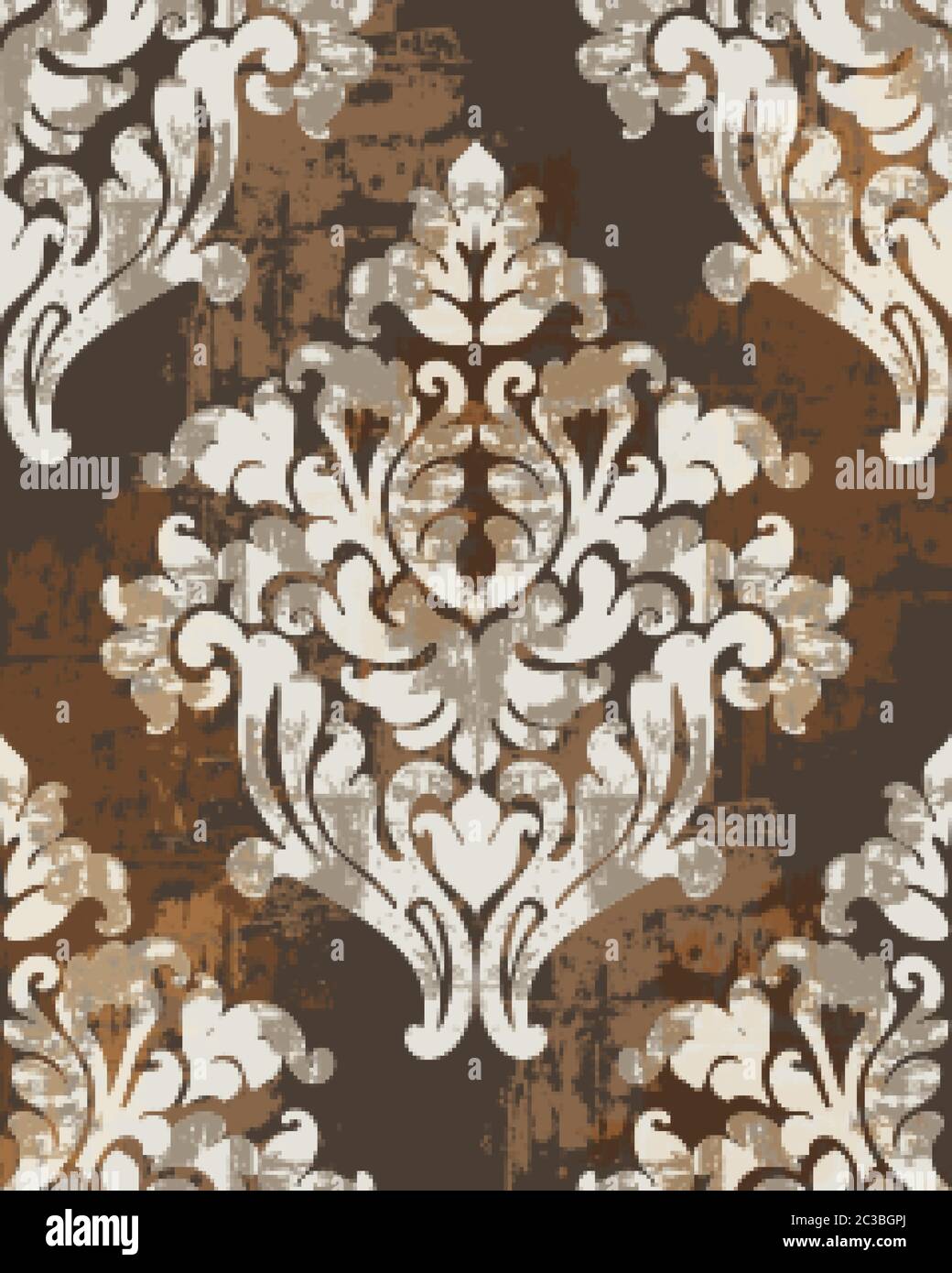 Classic antique style ornaments. Victorian luxury texture. Vector Stock ...