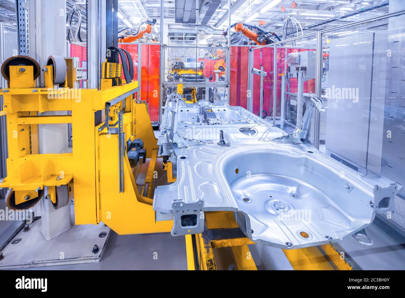 spare parts in a car factory Stock Photo - Alamy