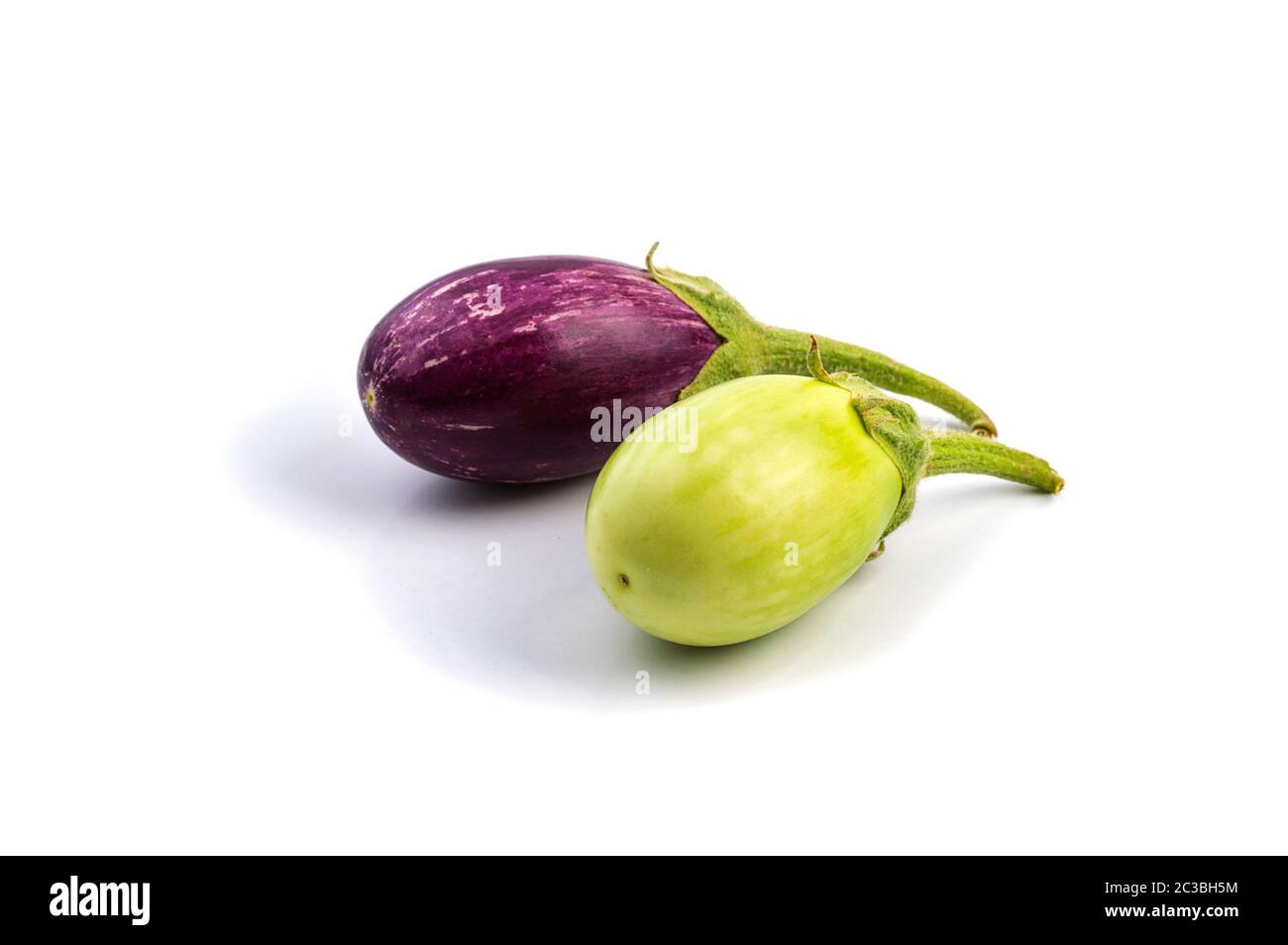 Indian brinjals Cut Out Stock Images & Pictures - Alamy