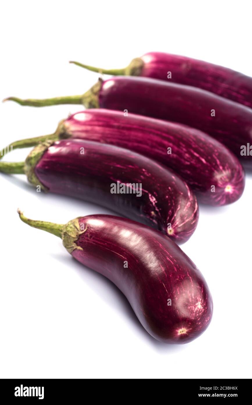 Indian vegetables eggplant aubergine brinjal Cut Out Stock Images ...