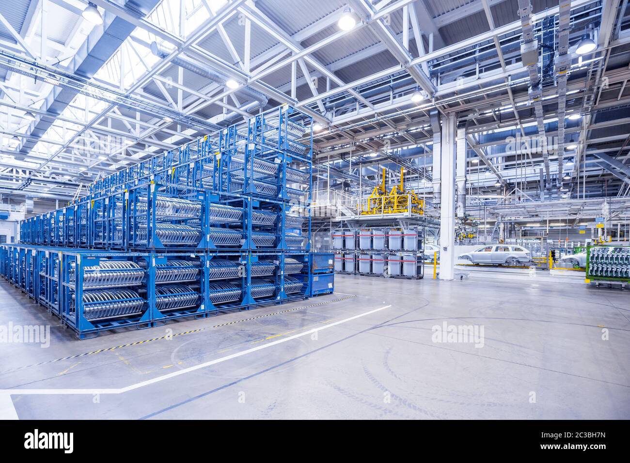 spare parts in a car factory Stock Photo - Alamy