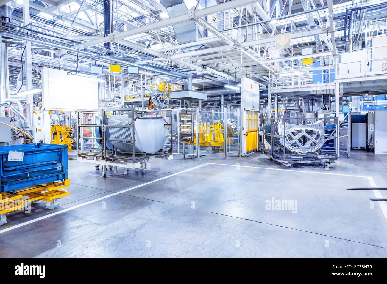 spare parts in a car factory Stock Photo - Alamy