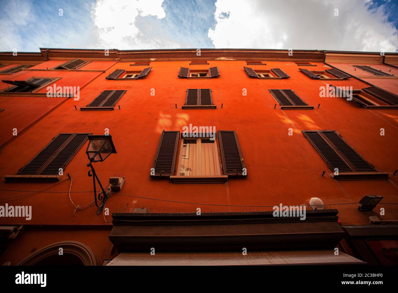 Bologna architecture detail 7 Stock Photo - Alamy