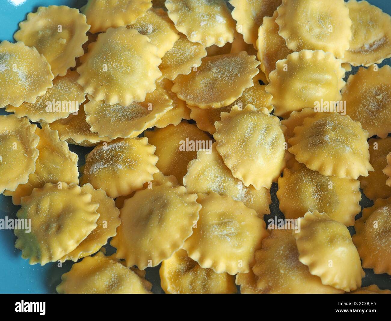 agnolotti traditional Italian pasta food filled with cheese and ...