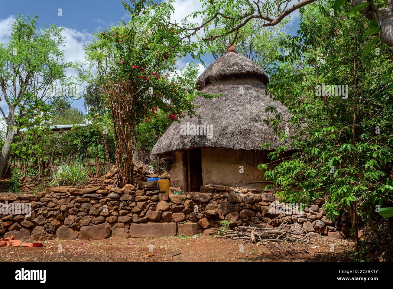 Fantastic walled village tribes Konso. African village. Africa ...