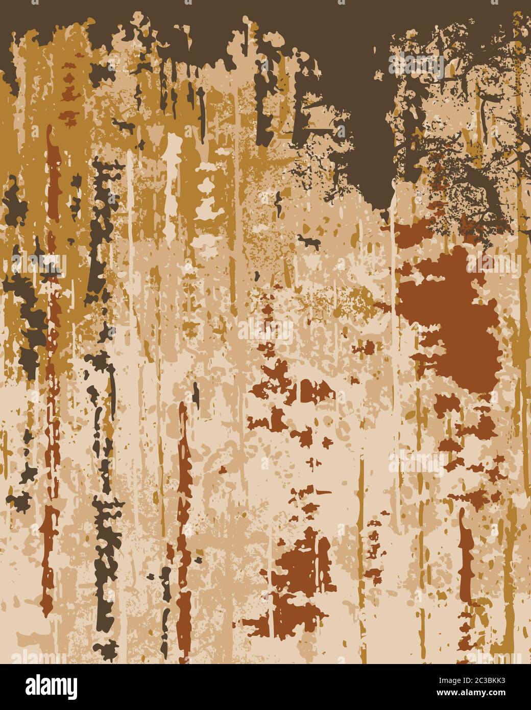 Old wallpaper texture. Peeling paint. Layers of different bright colors ...