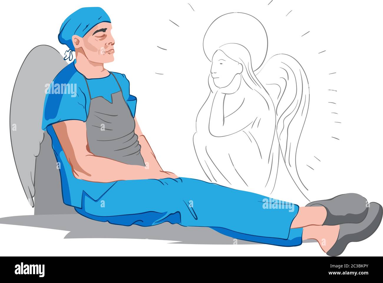 Nurse angel wings hi-res stock photography and images - Alamy