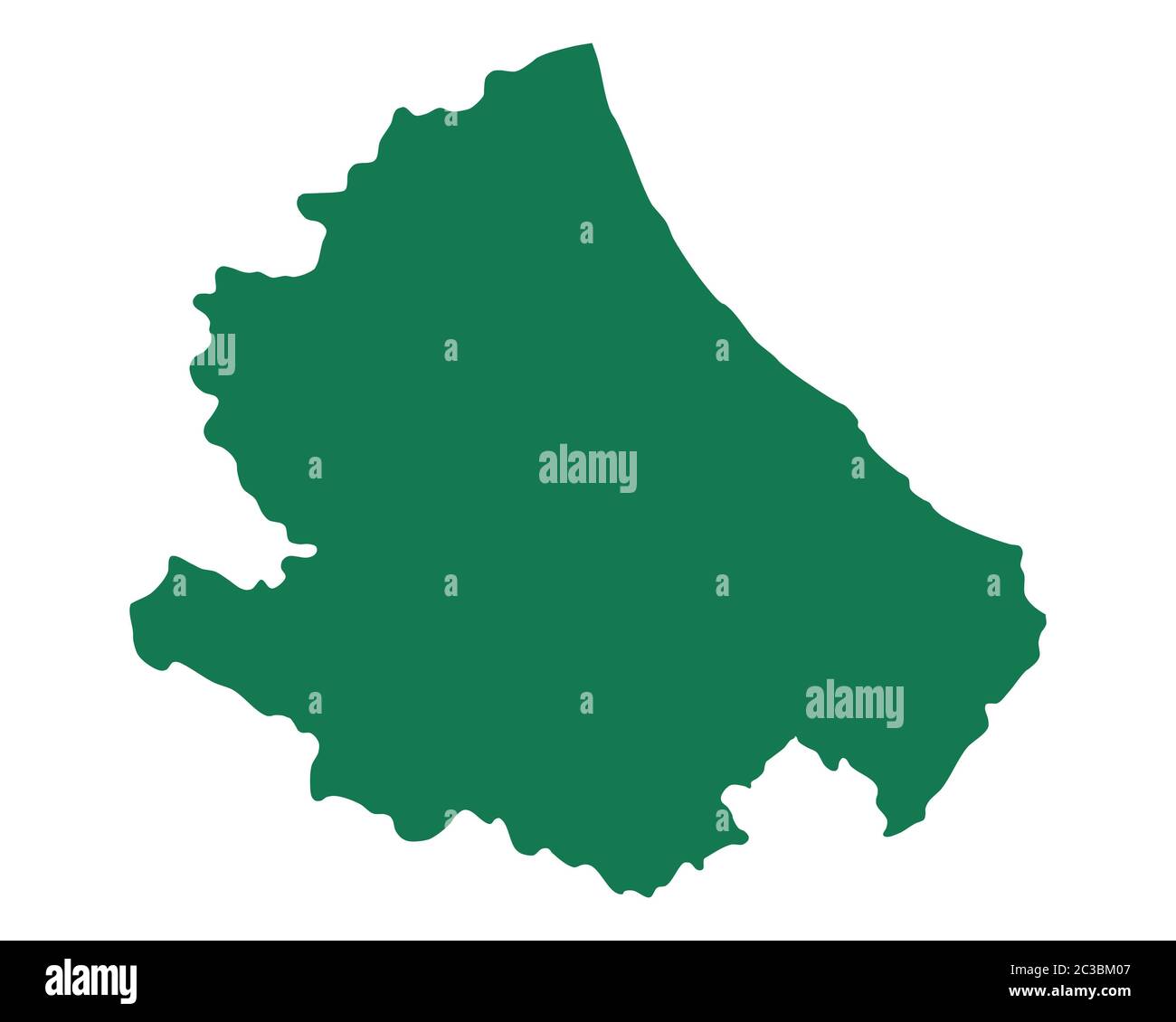 Map of Abruzzo Stock Photo - Alamy