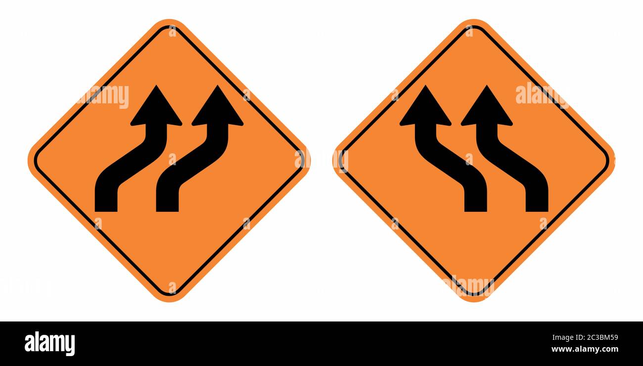 Double signs Cut Out Stock Images & Pictures - Alamy