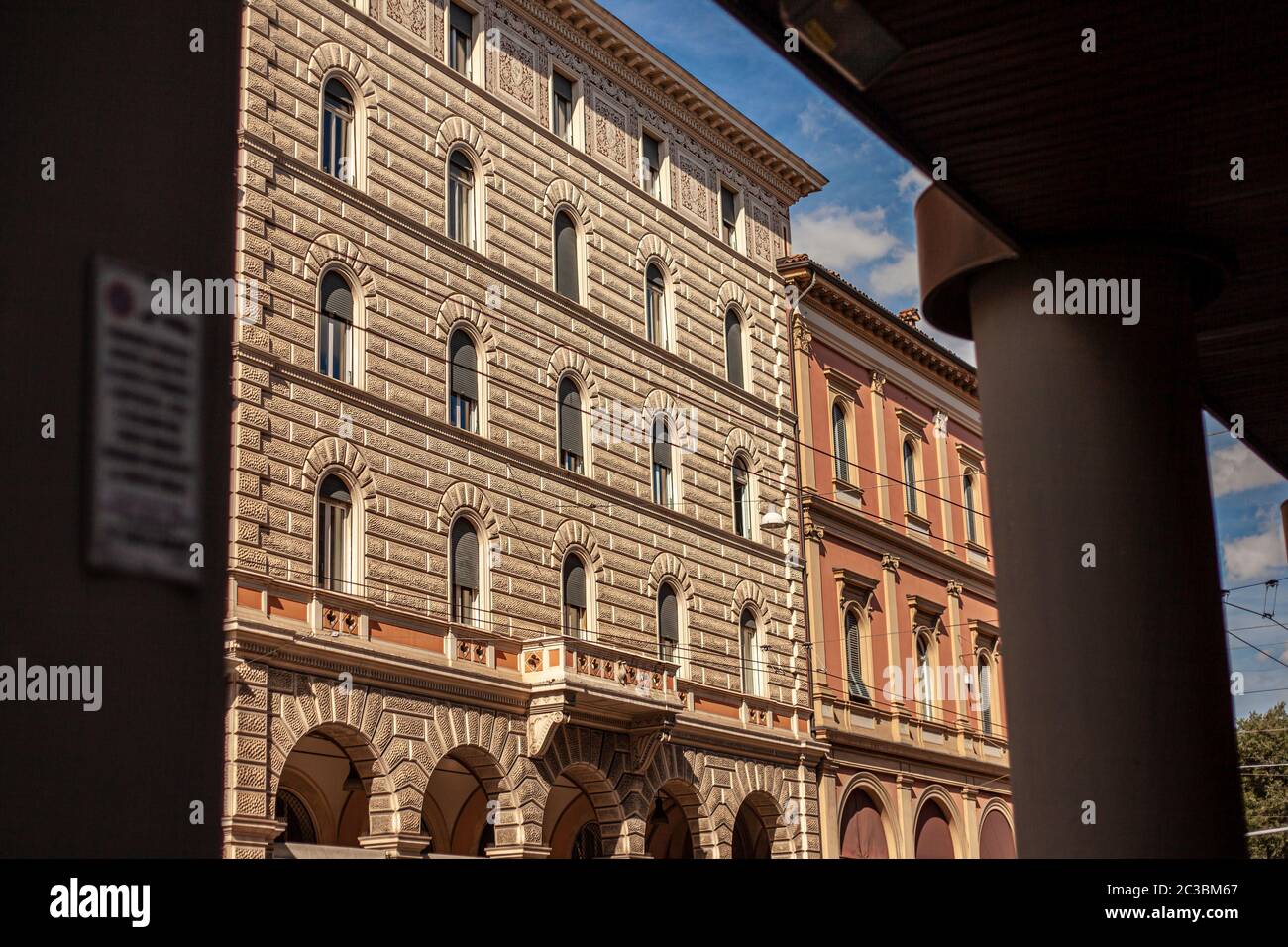 Bologna architecture detail 22 Stock Photo - Alamy
