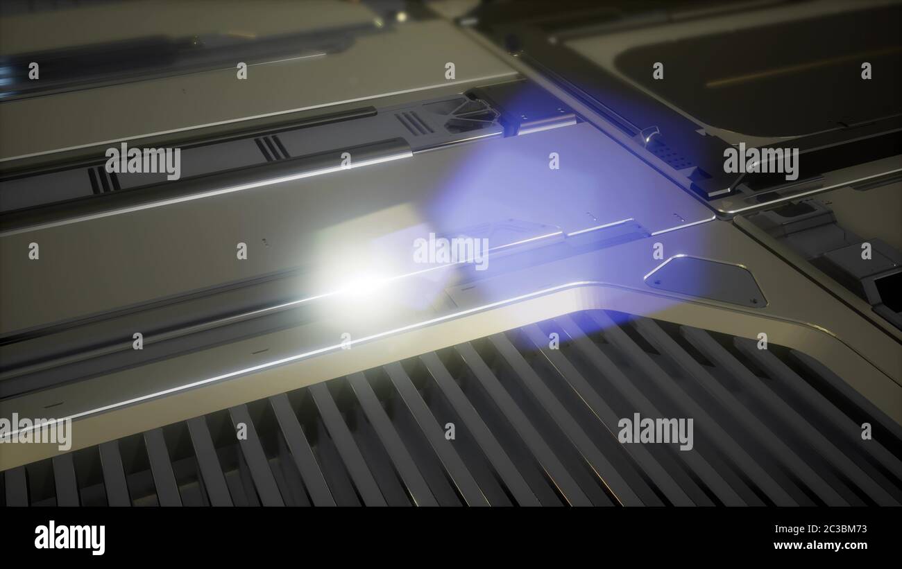 Sci Fi Metal Background Stock Photo - Alamy