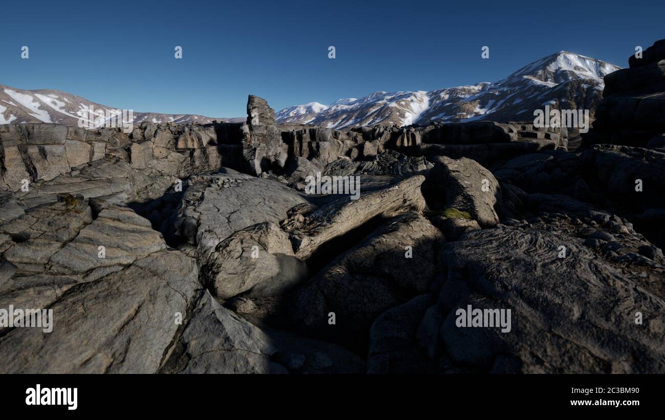 rock and stones in Alps mountains Stock Photo - Alamy