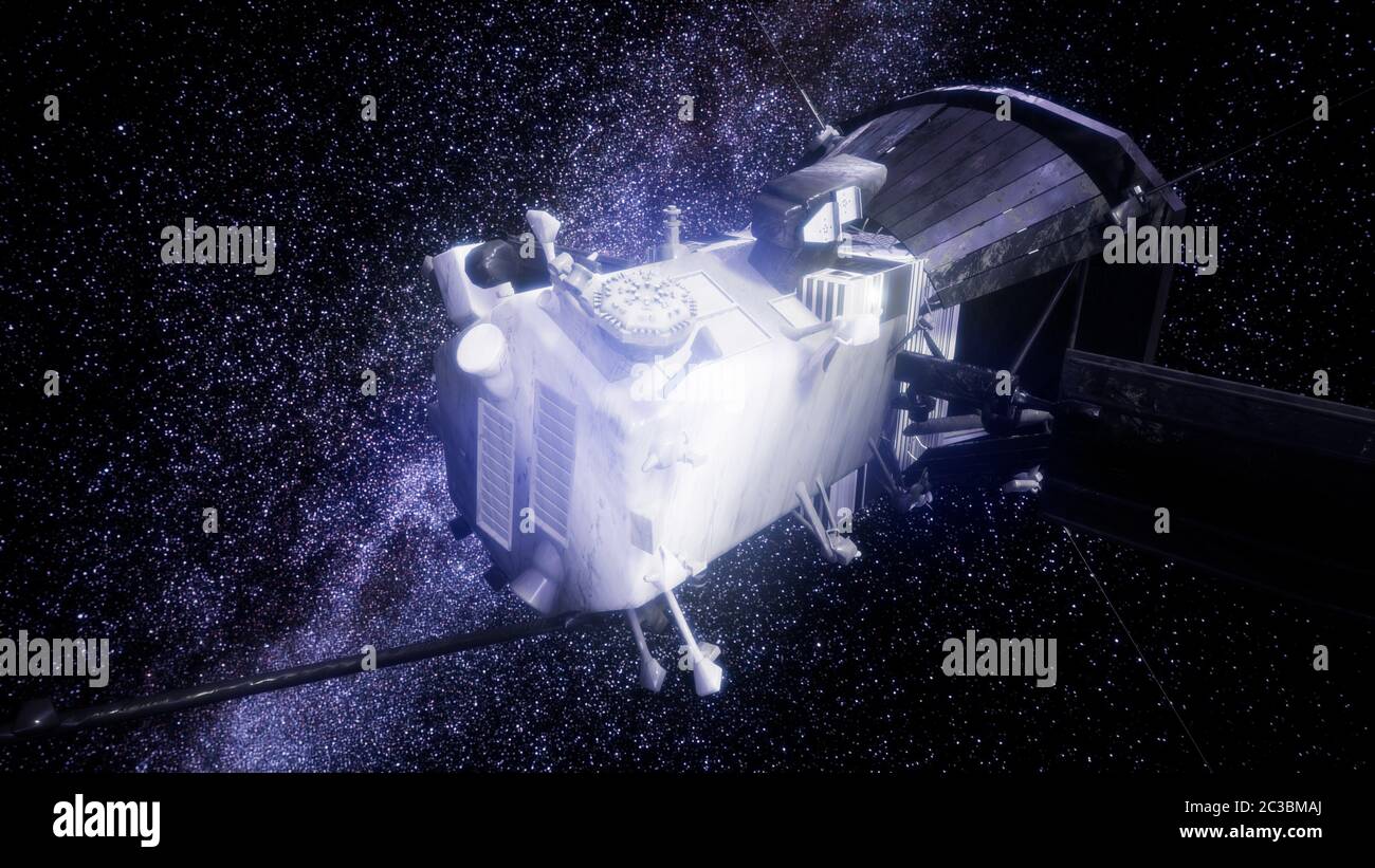 Parker Solar Probe approaching to Sun Stock Photo - Alamy