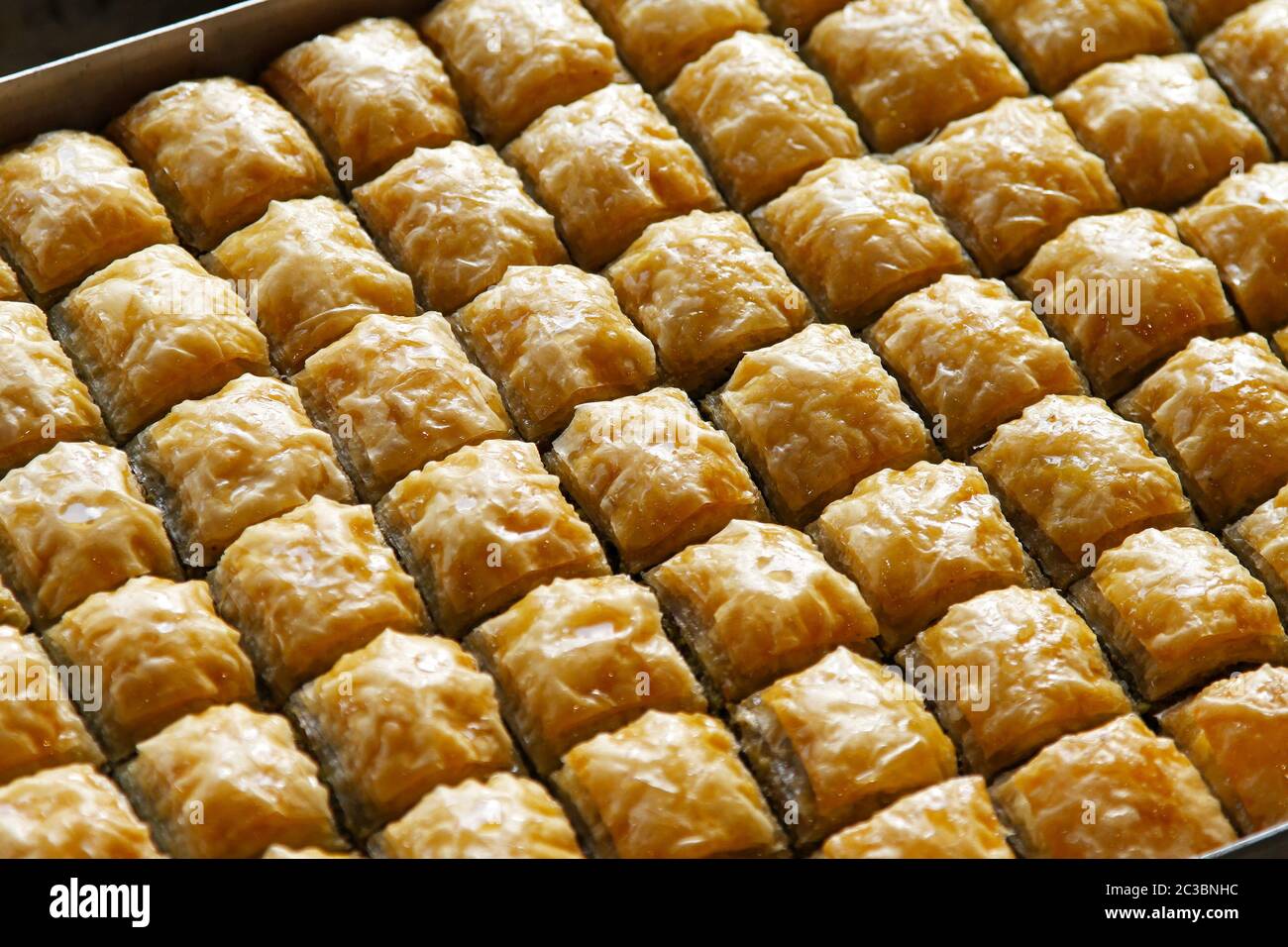 Traditional Turkish cuisine sweet Baklava dessert Stock Photo - Alamy