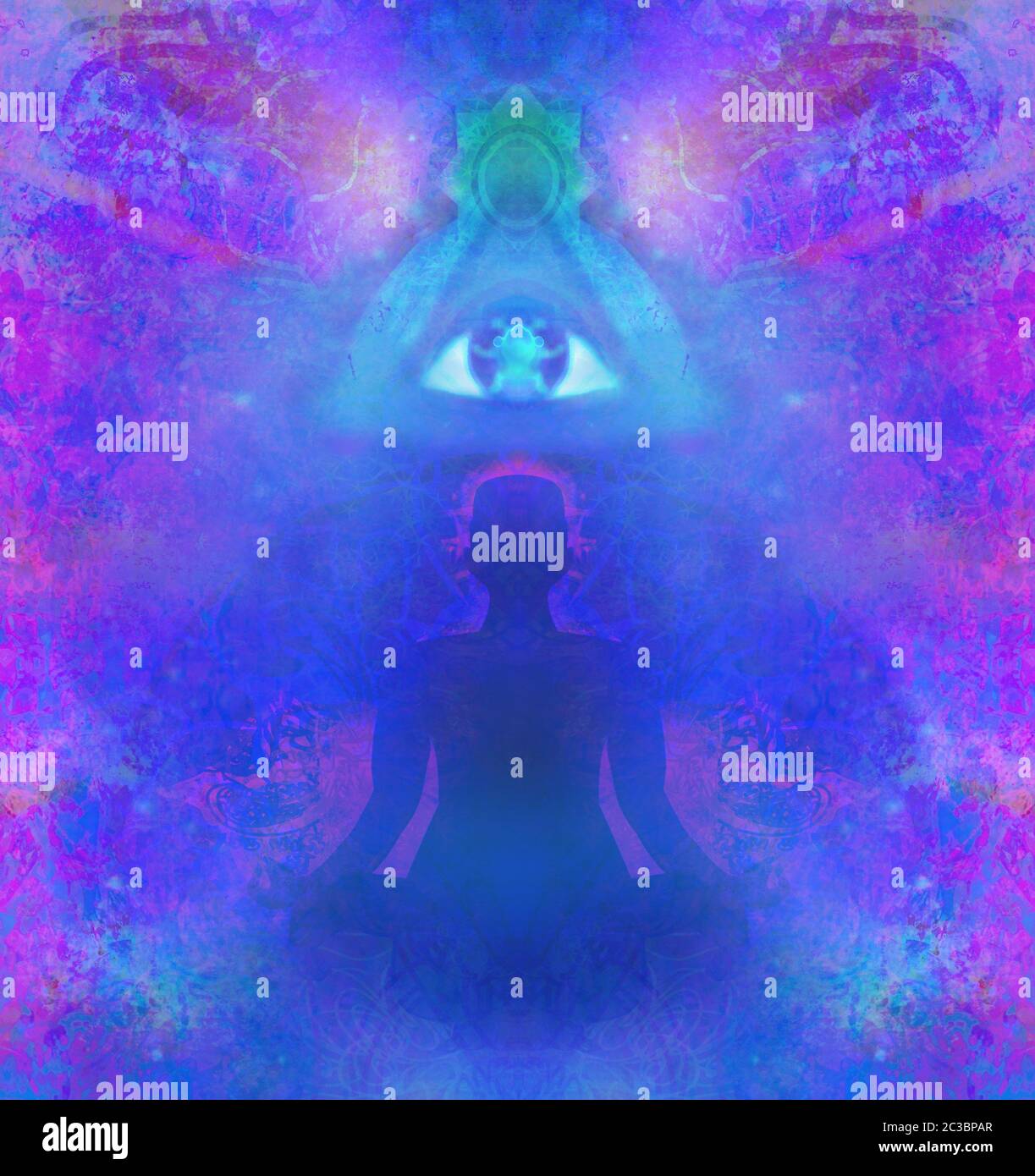 Man third eye psychic supernatural senses hi-res stock photography and ...