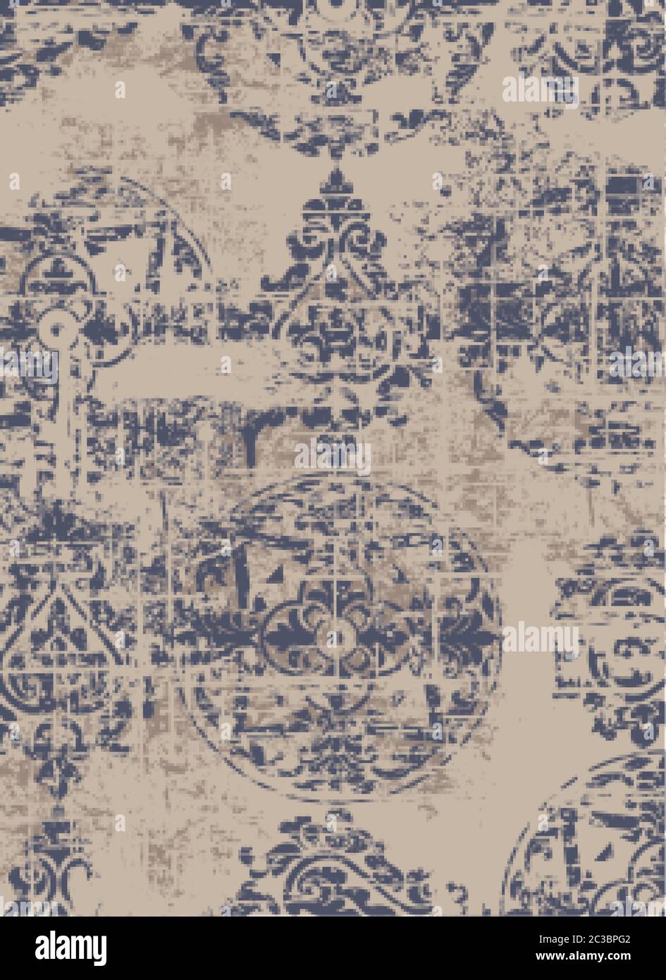 Royal luxury texture background. Vintage grunge baroque pattern. Vector ...