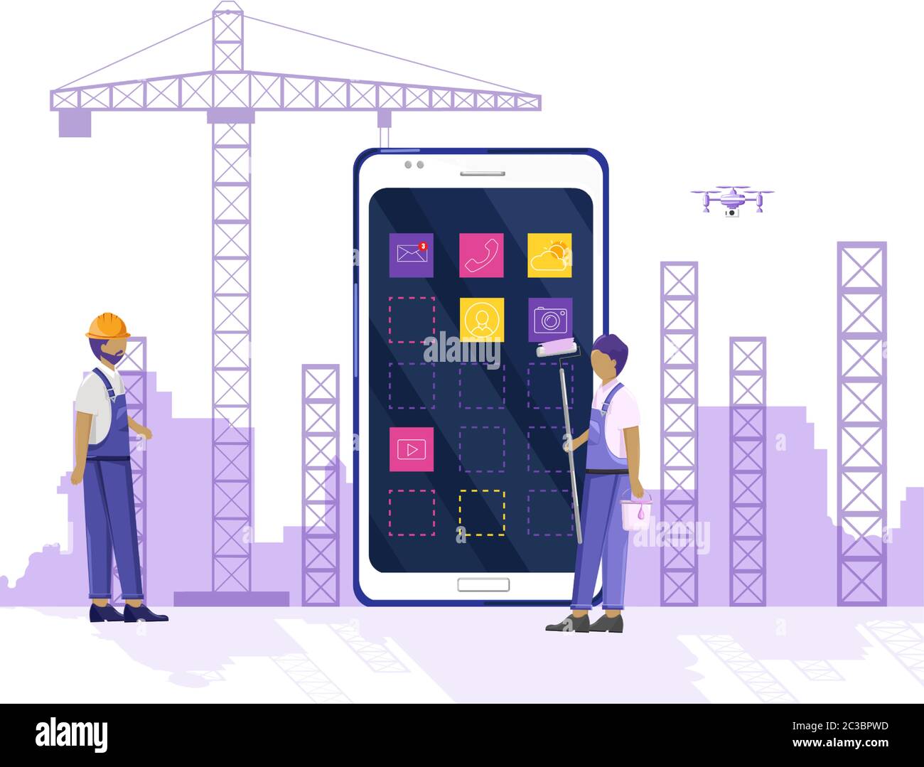 Labor force survey Stock Vector Images - Alamy