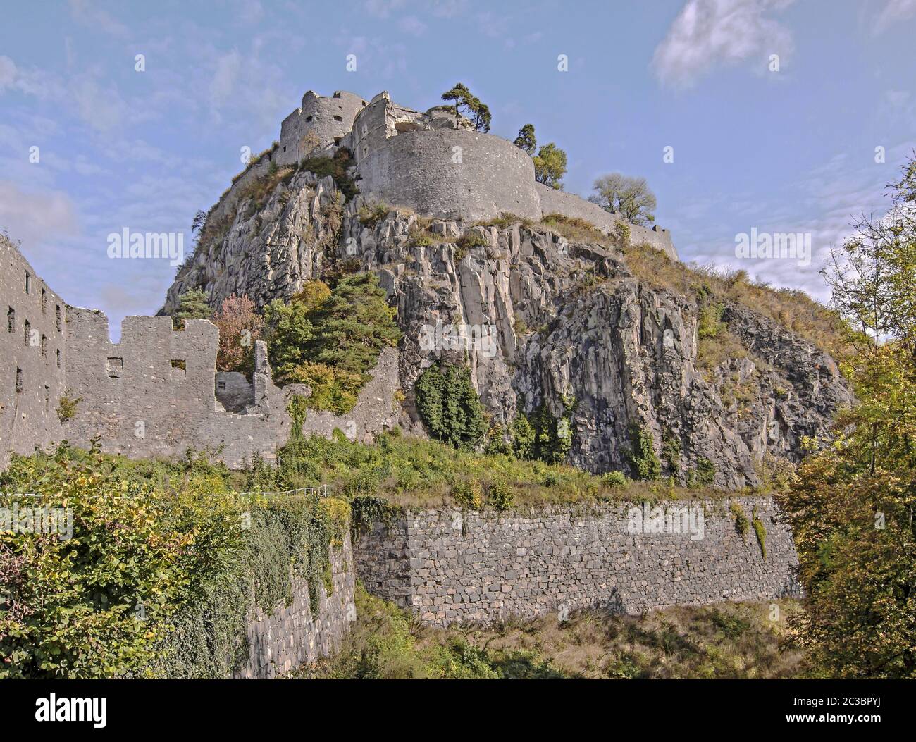 Fortress ruins Hohentwiel, Singen Stock Photo - Alamy