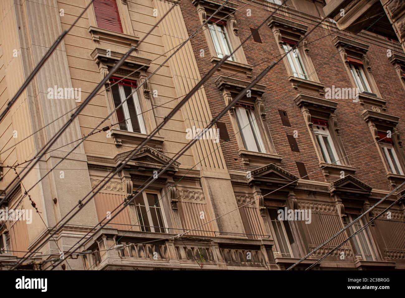 Bologna architecture detail 27 Stock Photo - Alamy
