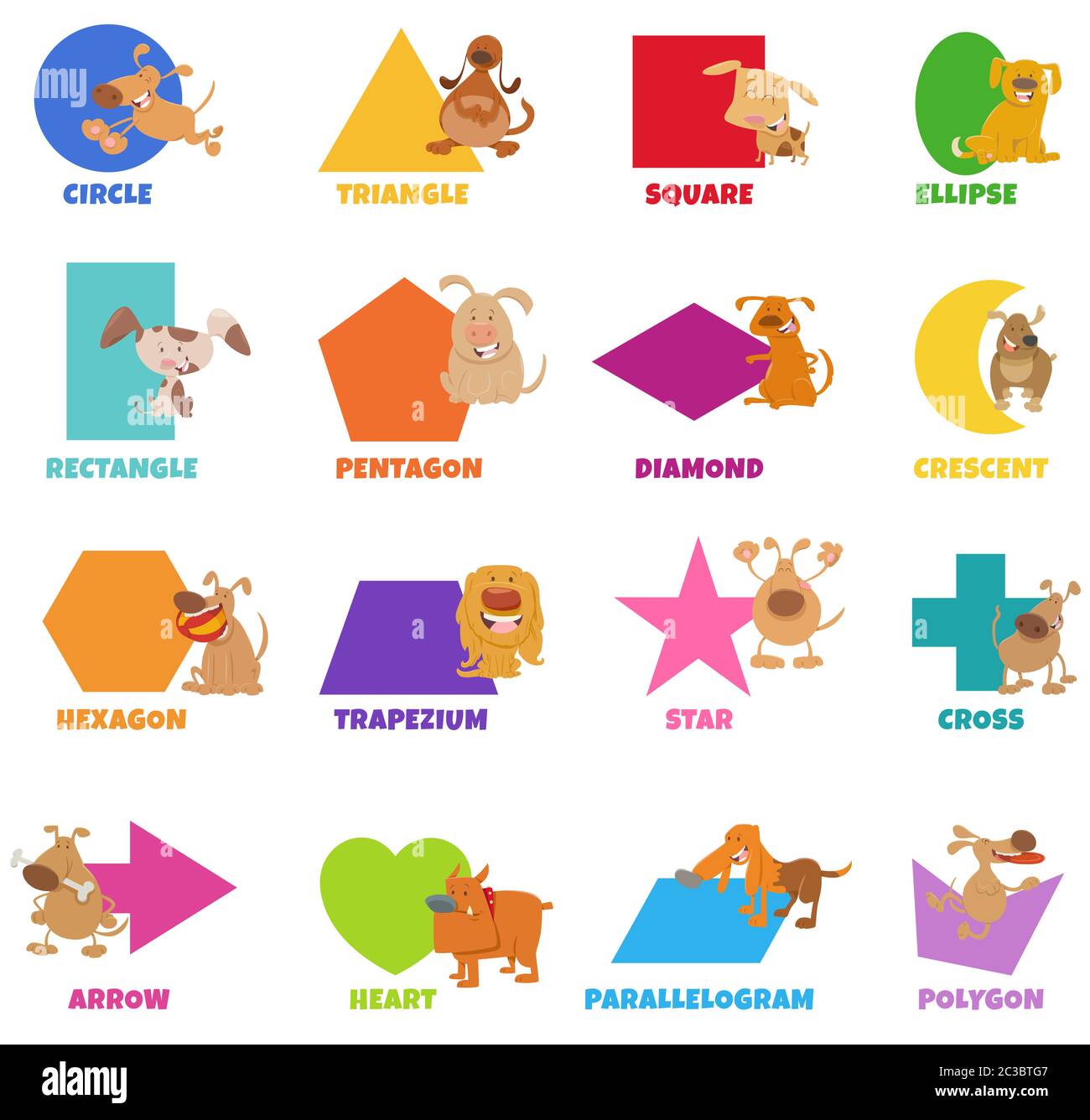 Ellipse shapes for kids hi-res stock photography and images - Alamy