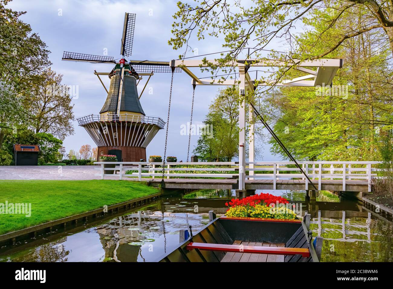 Windmill park in nature hi-res stock photography and images - Alamy