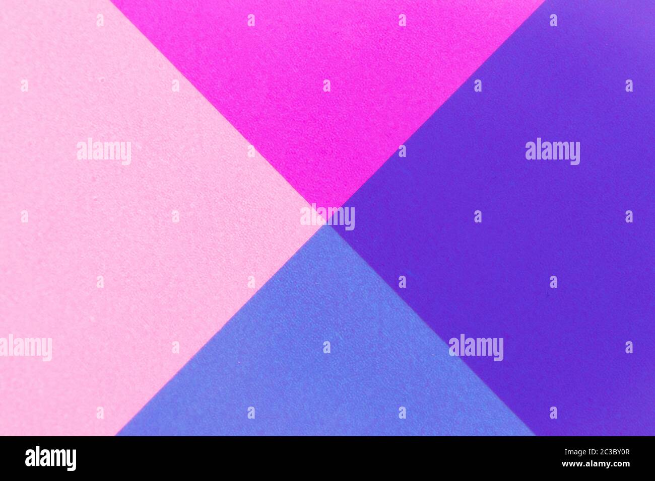 Abstract pink and blue color paper textured background with copy space ...
