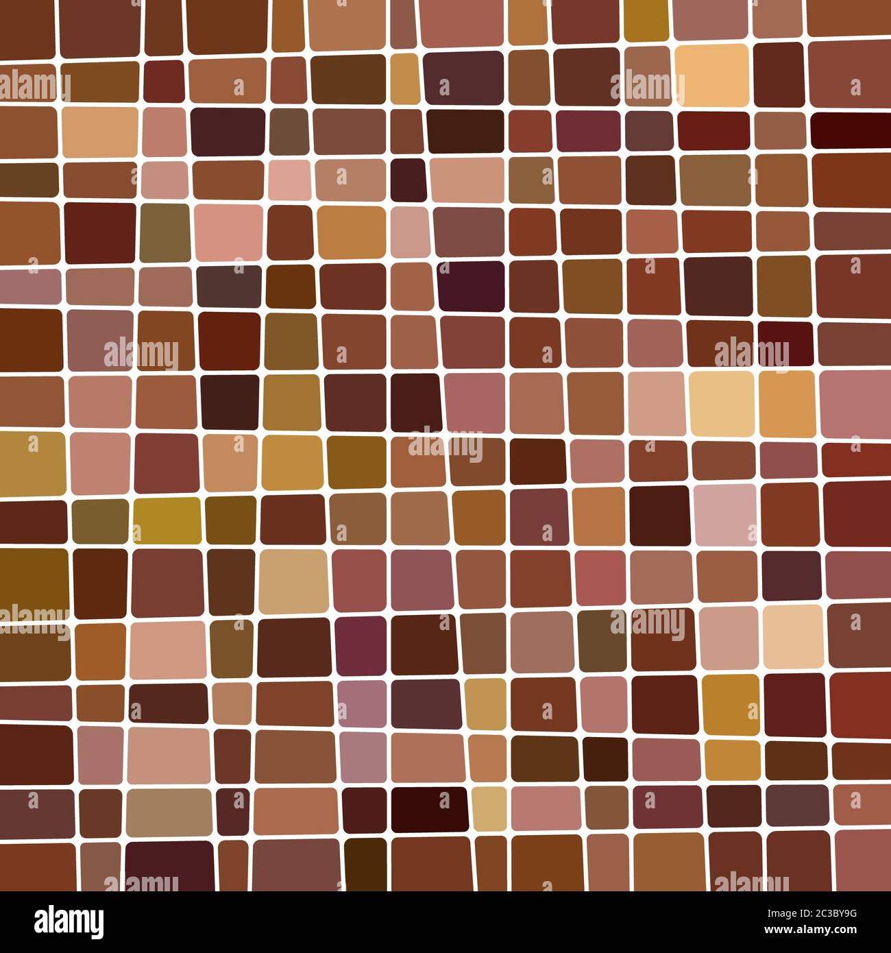 abstract stained-glass mosaic background - brown and beige Stock Photo ...