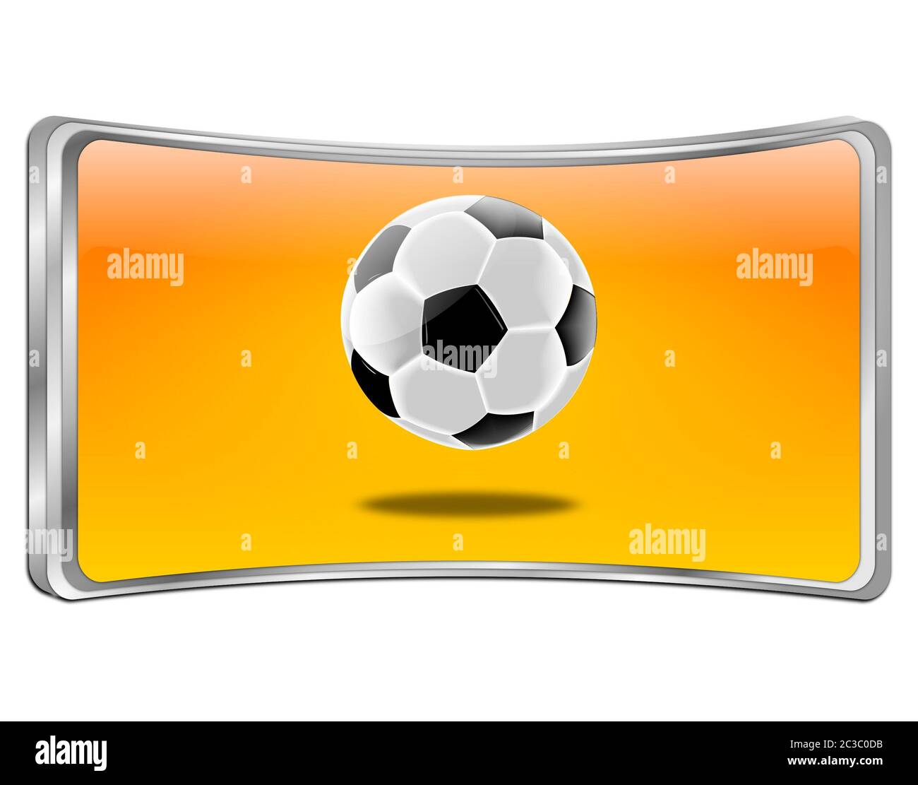 Soccer ball icon digital hi-res stock photography and images - Alamy